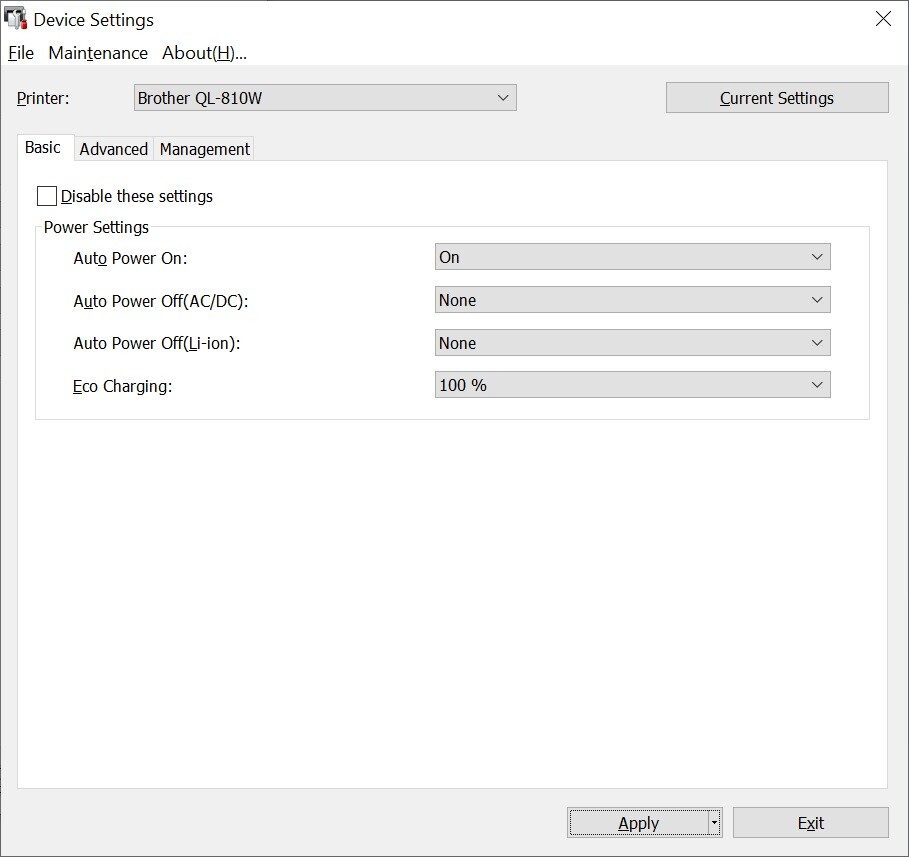 Brother QL-810W Badge Printer Installation and Configuration Guide